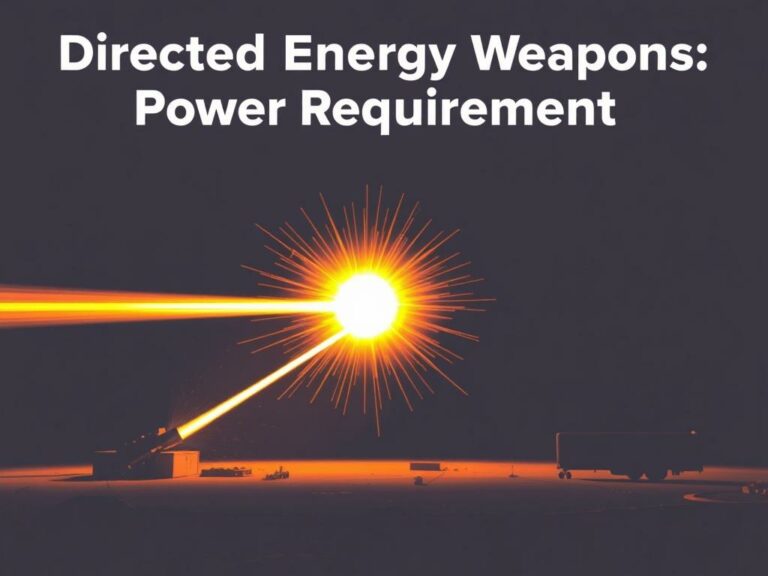 Directed Energy Weapons: Power Requirements Explained