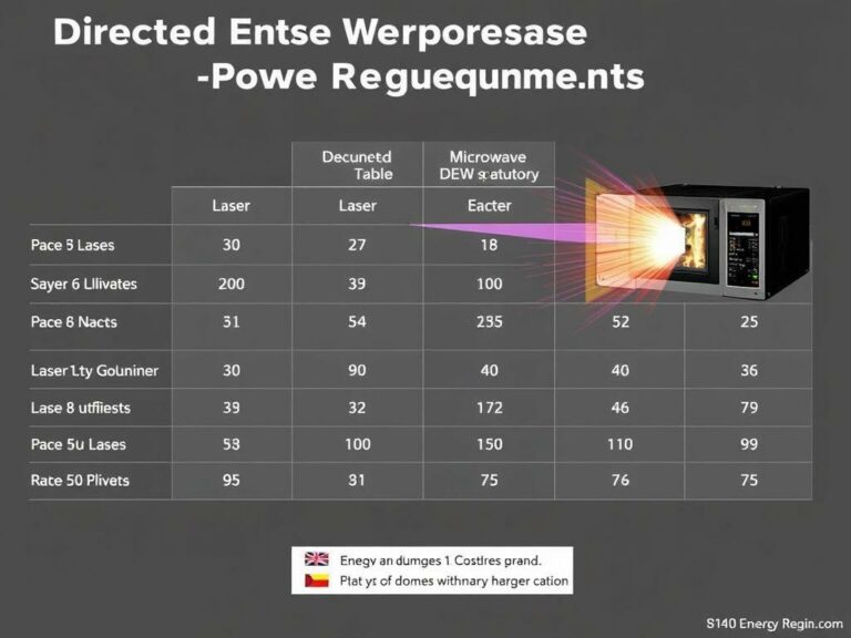 Directed Energy Weapons: Power Requirements Explained
